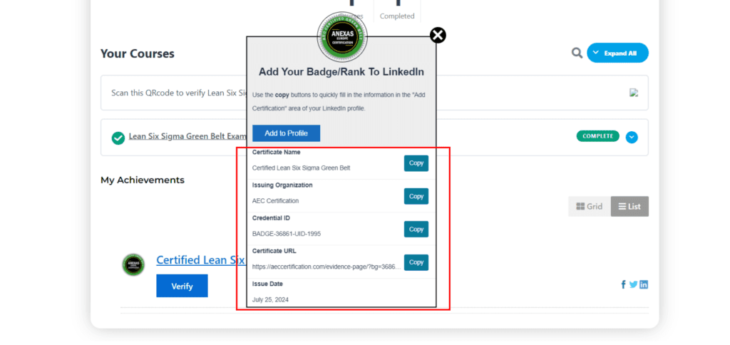 How to log in to the AEC Dashboard – AEC Certification