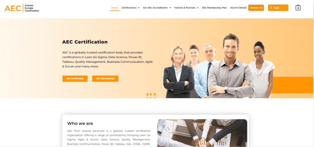 How to log in to the AEC Dashboard – AEC Certification
